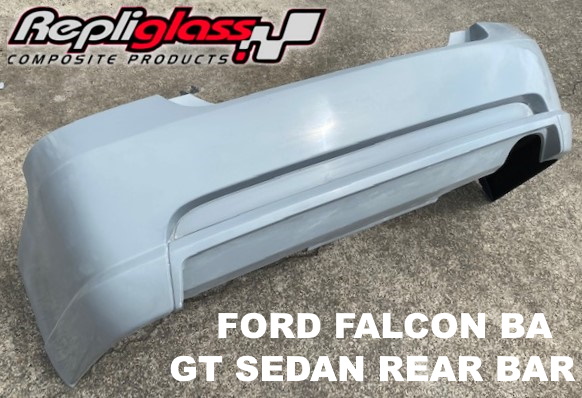 FORD FALCON BA GT FPV SEDAN REAR BUMPER BAR – Repliglass Pty Ltd