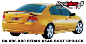 FORD FALCON BA / BF XR6 XR8 REAR SEDAN BOOT SPOILER WING WITH BRAKE ...