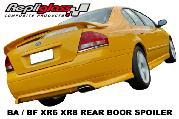FORD FALCON BA / BF XR6 XR8 REAR SEDAN BOOT SPOILER WING WITH BRAKE ...