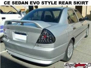MITSUBISHI LANCER CE SEDAN EVOLUTION EVO 5 EVO 6 REAR BUMPER BAR ADD ON ...