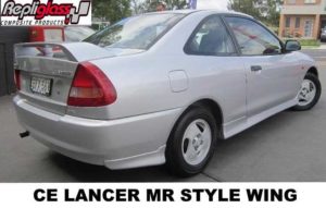 MITSUBISHI LANCER CE MR STYLE BOOT SPOILER WING WITH BRAKE LIGHT TO ...