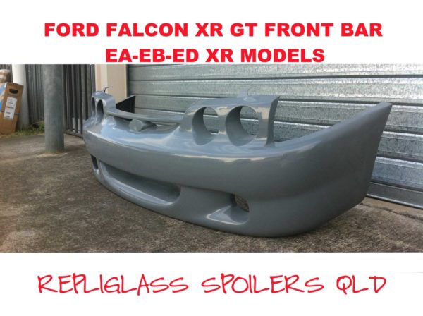 FORD FALCON EA EB ED GT XR6 XR8 FRONT BUMPER BAR ONE PIECE TO SUIT TWIN ...