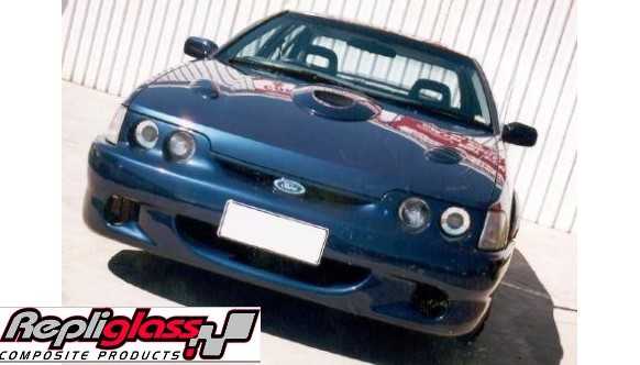 FORD FALCON EA EB ED GT XR6 XR8 FRONT BUMPER BAR ONE PIECE TO SUIT TWIN ...