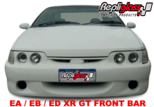 FORD FALCON EA EB ED GT XR6 XR8 FRONT BUMPER BAR ONE PIECE TO SUIT TWIN ...