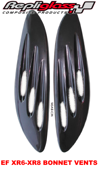 FORD FALCON EF XR6 / XR8 STYLE BONNET VENTS ALSO UNIVERSAL – Repliglass ...