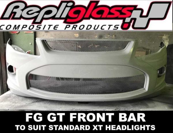 FORD FALCON FG GT STYLE FRONT BUMPER BAR TO SUIT XT HEADLIGHTS ...