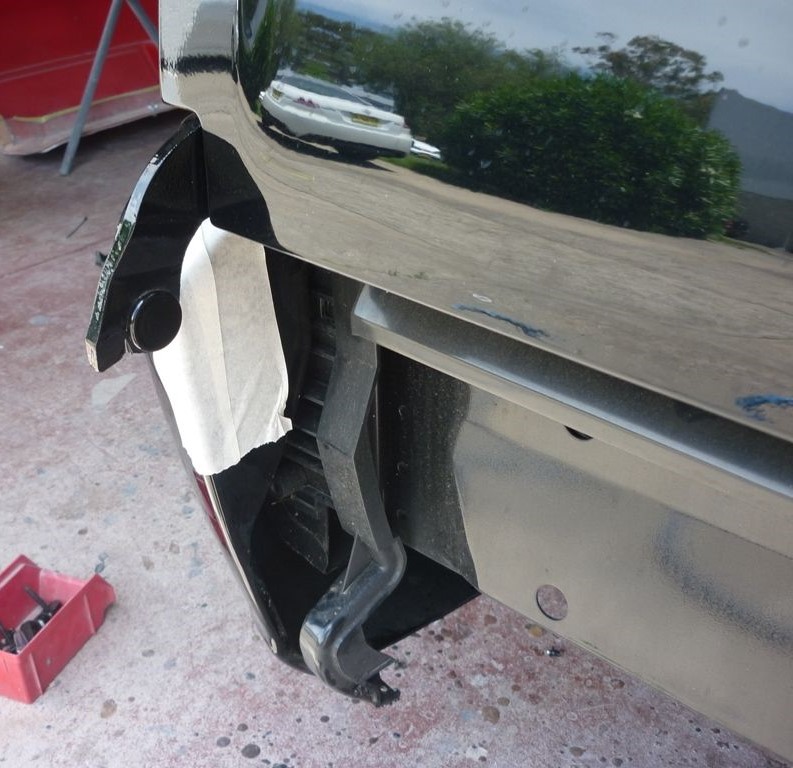 FORD FALCON FGX and FG UTE TWIN QUAD DUEL EXHAUST REAR BUMPER BAR ...