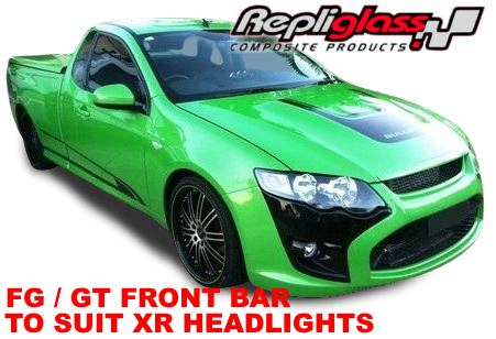 FORD FALCON FG GT FRONT BUMPER BAR SPOILER TO SUIT XR6 XR8 HEADLIGHTS ...