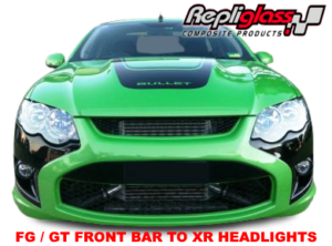 FORD FALCON FG GT FRONT BUMPER BAR SPOILER TO SUIT XR6 XR8 HEADLIGHTS ...