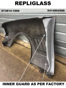 HOLDEN HK / HT / HG GTS FIBREGLASS MUD GUARDS TO SUIT BELMONT KINGSWOOD ...