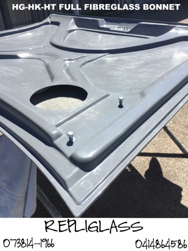 HOLDEN HK / HT / HG FULL FIBREGLASS HINGED BONNET TO SUIT BELMONT ...