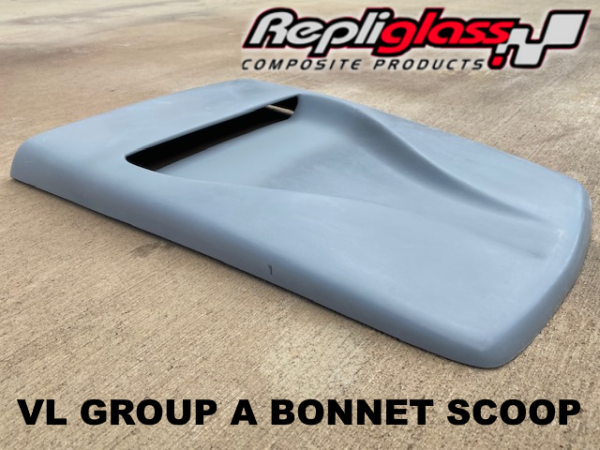 HOLDEN VL COMMODORE GROUP A SS BONNET SCOOP GRPA FIBREGLASS WITH ...