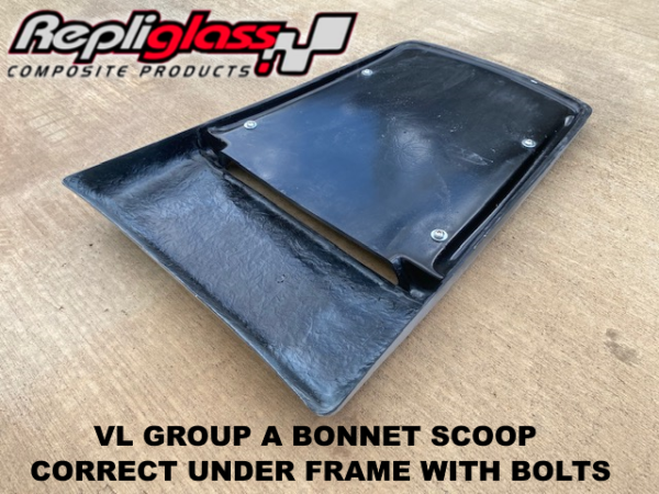 HOLDEN VL COMMODORE GROUP A SS BONNET SCOOP GRPA FIBREGLASS WITH ...
