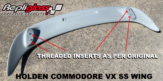 HOLDEN COMMODORE VX SS SEDAN REAR BOOT SPOILER WING WITH BRAKE LIGHT ...
