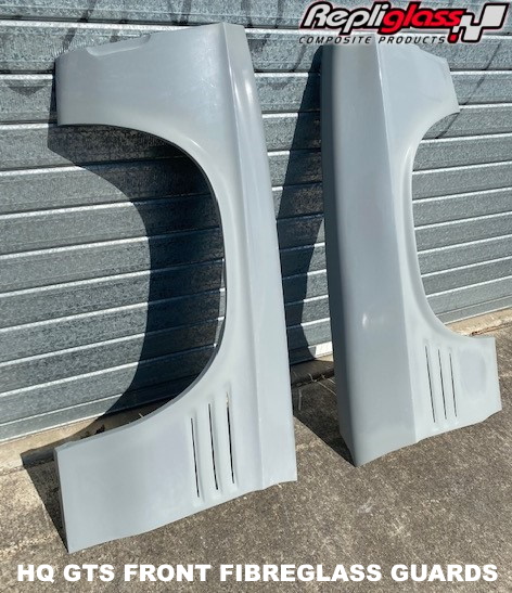 HOLDEN HQ GTS FIBREGLASS FRONT FENDER GUARDS BELMONT / KINGSWOOD (pair ...