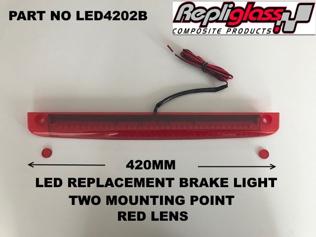 SPOILER WING REPLACEMENT BRAKE LIGHT LED4202B - RED – Repliglass Pty Ltd