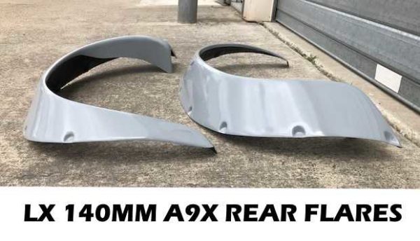 HOLDEN TORANA LX / UC HATCH A9X WIDER REAR WHEEL ARCH FLARES 140MM ...