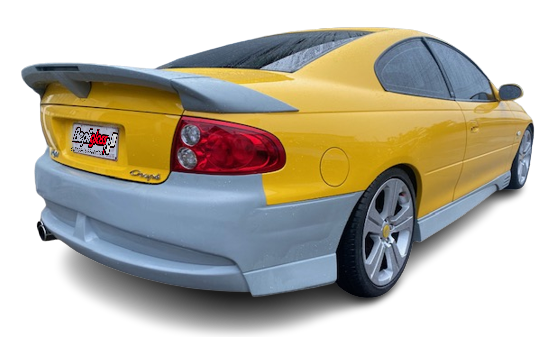 HOLDEN MONARO REAR BUMPER BAR CV8 CV6 gts gto SINGLE EXHAUST 2 DOOR ...