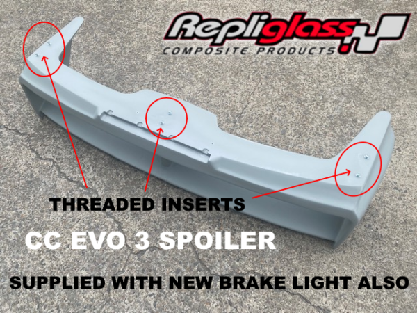 MITSUBISHI LANCER CC SEDAN EVOLUTION 3 EVO REAR BOOT SPOILER WING WITH ...