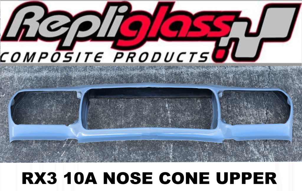 MAZDA RX3 ROTARY 10A UPPER FIBERGLASS NOSE CONE PANEL – Repliglass Pty Ltd