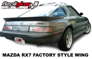 MAZDA ROTARY RX7 SERIES 1 2 AND 3 FACTORY STYLE REAR SPOILER WING ...