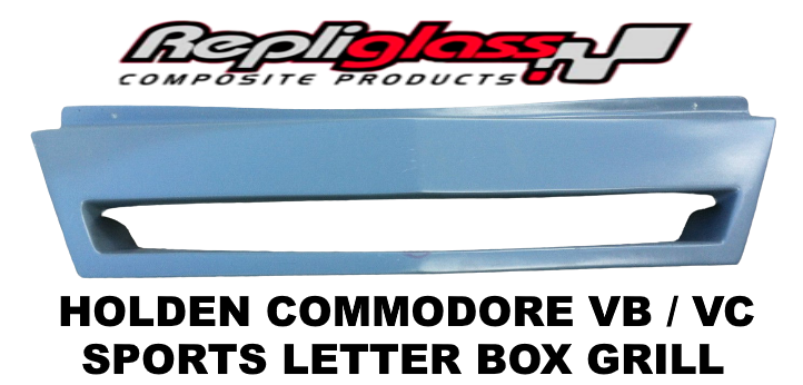 HOLDEN COMMODORE VB VC SPORTS LETTER BOX GRILL OPEN MOUTH – Repliglass ...