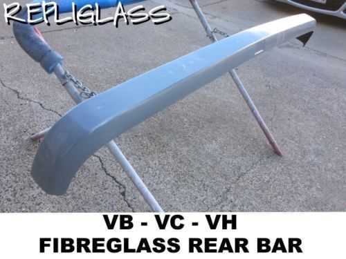 HOLDEN COMMODORE VB / VC / VH SEDAN FIBREGLASS REAR BUMPER BAR SHELL ...