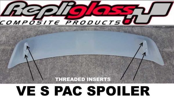 HOLDEN COMMODORE VE SEDAN SV6 REAR BOOT SPOILER WING – Repliglass Pty Ltd