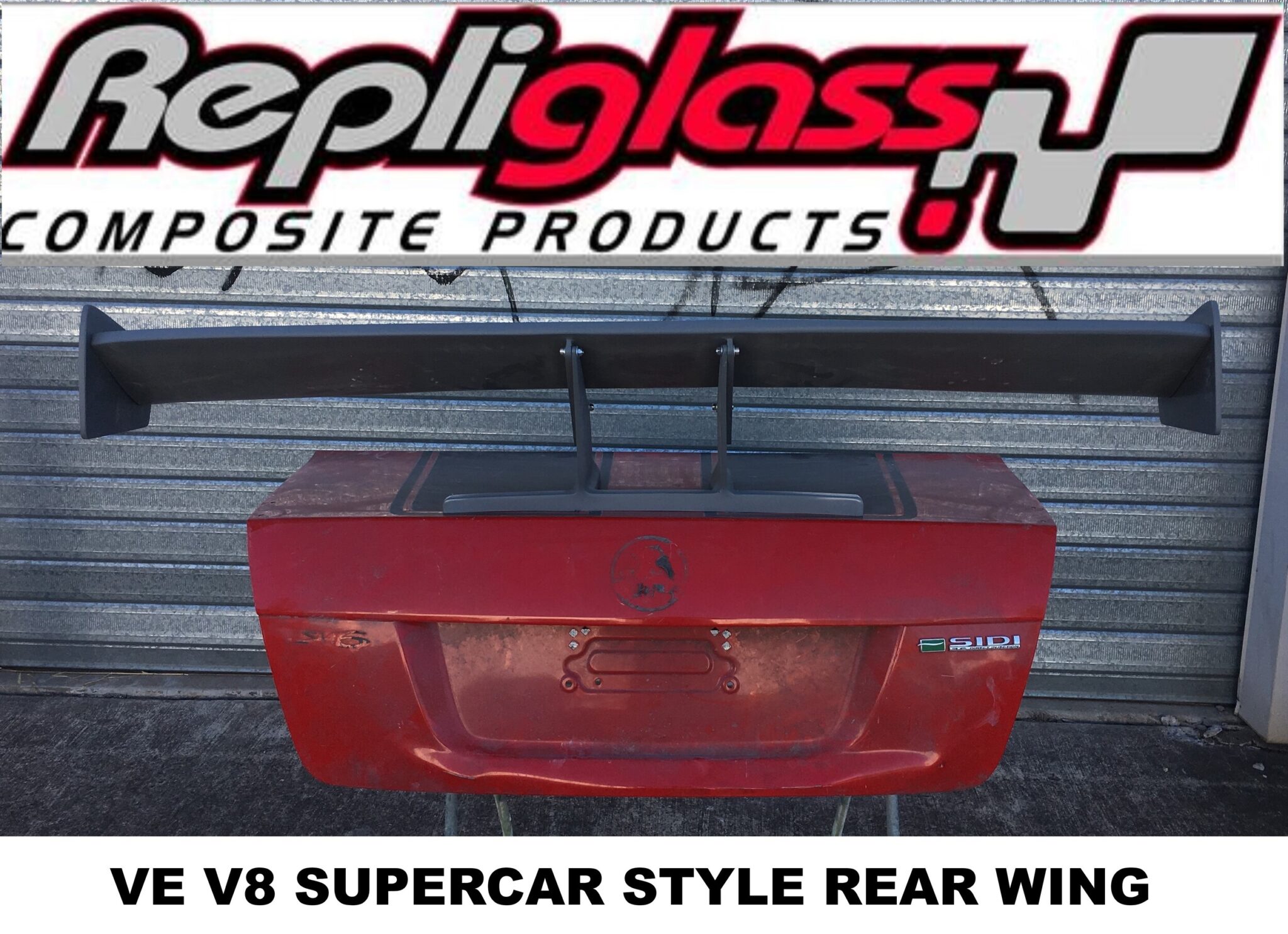 HOLDEN COMMODORE VE SEDAN V8 SUPERCAR RACE CAR REAR BOOT SPOILER WING ...