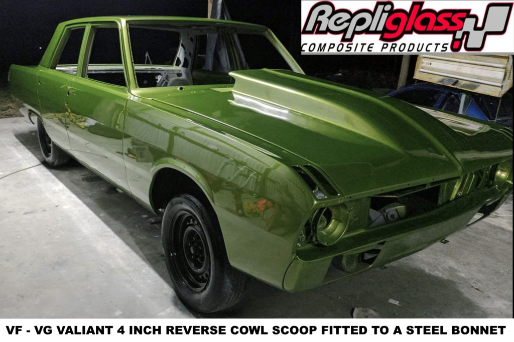 HOLDEN COMMODORE VH / VK 4 INCH SMOOTH REVERSE COWL BONNET HOOD SCOOP ...