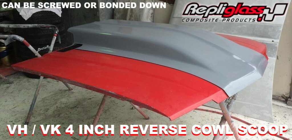 HOLDEN COMMODORE VH / VK 4 INCH REVERSE COWL BONNET HOOD SCOOP ONLY ...