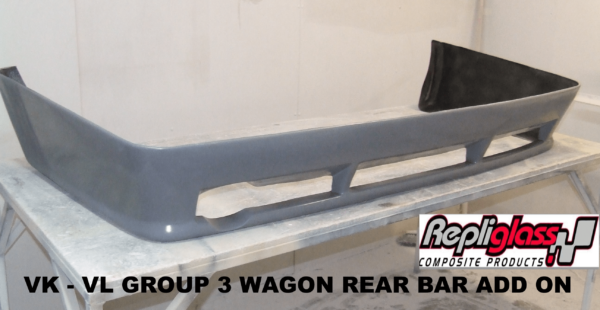 HOLDEN COMMODORE VK + VL STATION WAGON GROUP 3 STYLE REAR BUMPER BAR ...