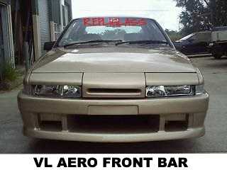 HOLDEN COMMODORE VL AERO FRONT BUMPER BAR SPOILER FIBREGLASS ...
