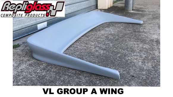 HOLDEN COMMODORE VL GROUP A SS REAR BOOT SPOILER WING GRP A FIBREGLASS ...