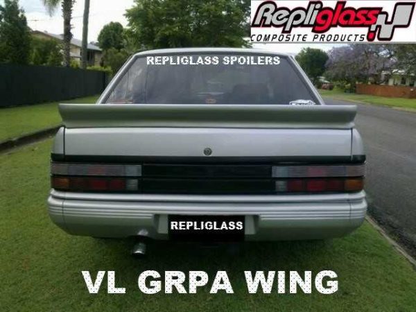 HOLDEN COMMODORE VL GROUP A SS REAR BOOT SPOILER WING GRP A FIBREGLASS ...