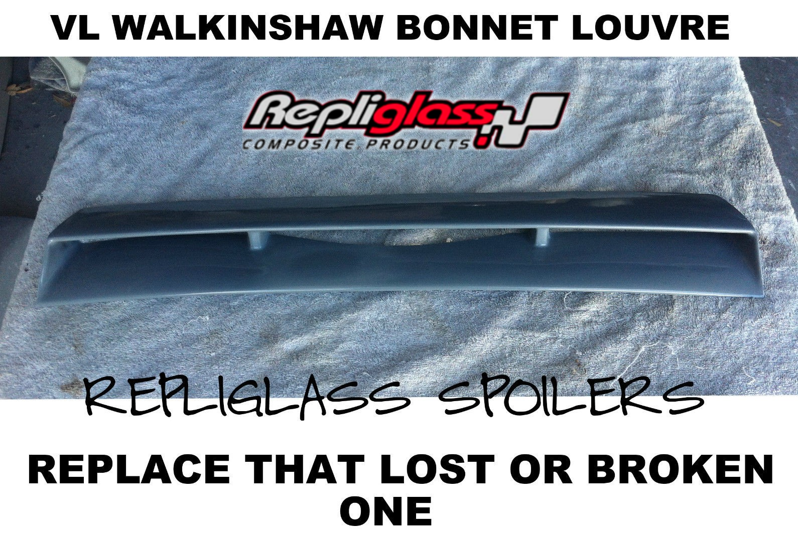 HOLDEN COMMODORE VL WALKINSHAW GROUP A SS BONNET SCOOP LOUVRE ...