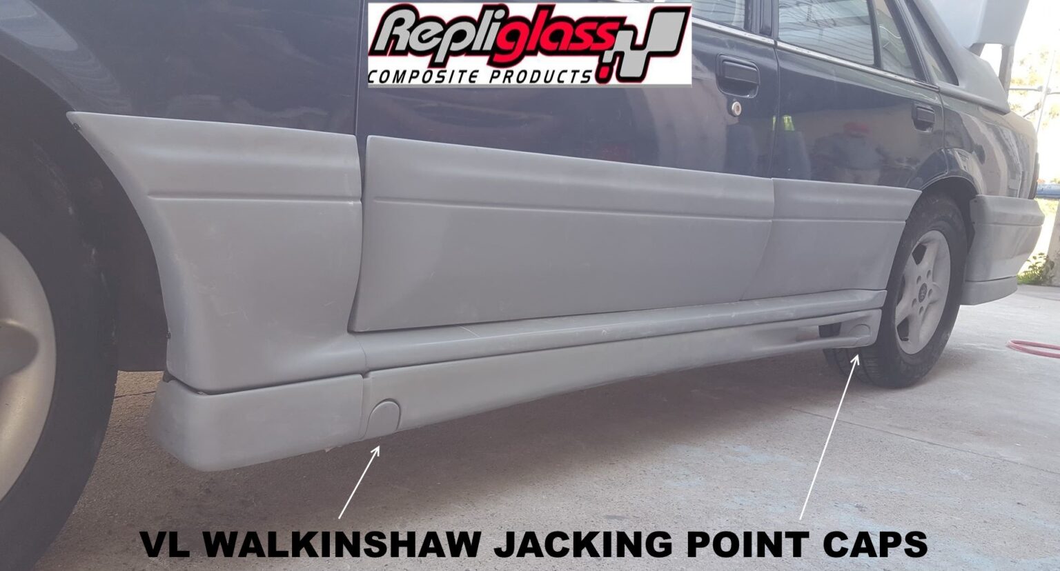HOLDEN COMMODORE VL WALKINSHAW JACKING CAPS X 4 GROUP A SS FIBREGLASS ...