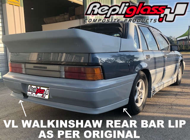 HOLDEN COMMODORE VL WALKINSHAW GROUP A REAR BAR LOWER LIP ADD ON GRP A ...