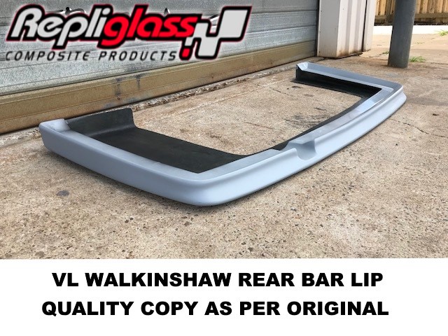 HOLDEN COMMODORE VL WALKINSHAW GROUP A REAR BAR LOWER LIP ADD ON GRP A ...