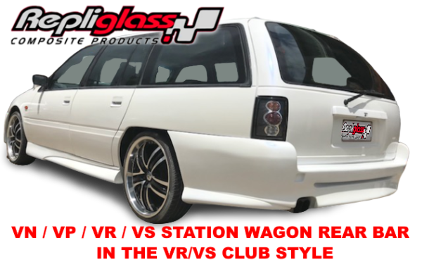 HOLDEN COMMODORE VN to VS STATION WAGON SPORT REAR BUMPER BAR SPOILER ...