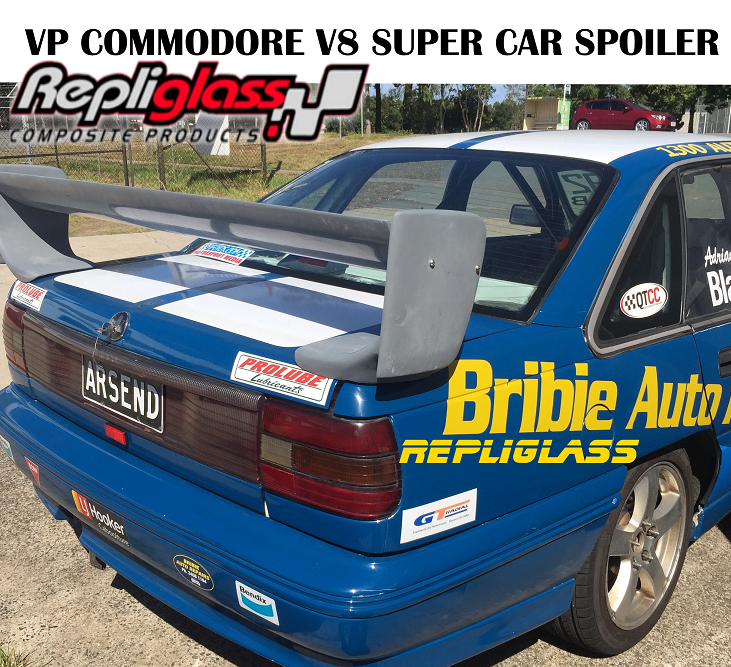 HOLDEN COMMODORE VP V8 SUPERCAR RACE REAR BOOT SPOILER WING ADJUSTABLE ...
