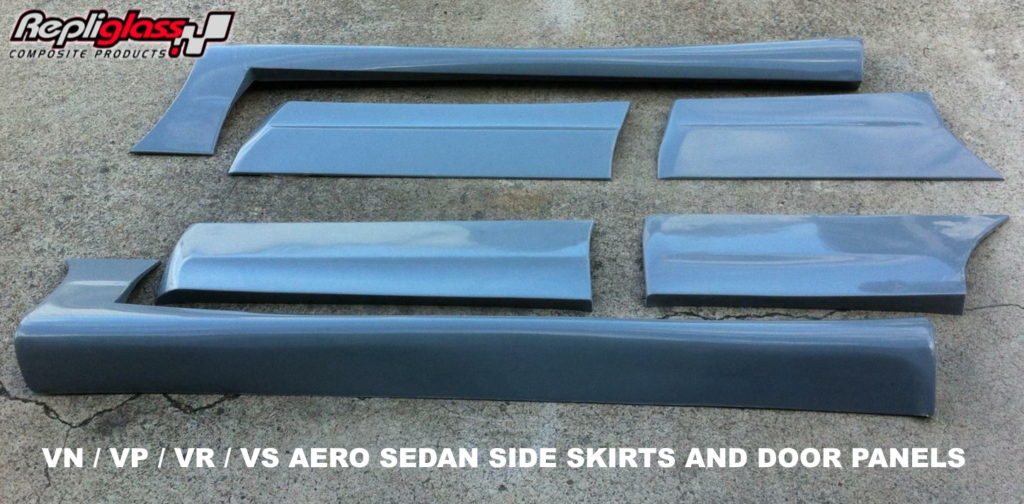 HOLDEN COMMODORE VR / VS SEDAN AERO STYLE SIDE SKIRTS AND DOOR PANELS ...