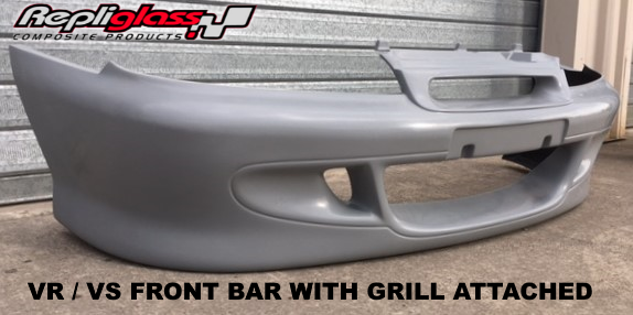 HOLDEN COMMODORE VR / VS FRONT BUMPER BAR SPORTS STYLE WITH THE GRILL ...