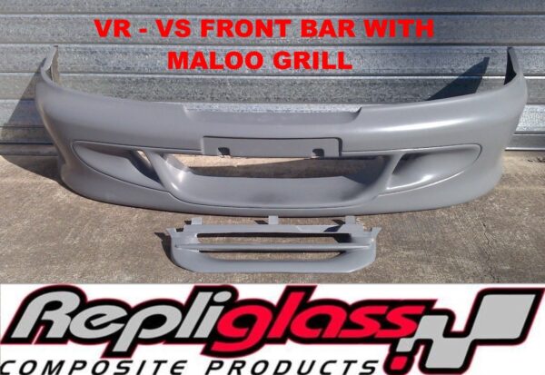 HOLDEN COMMODORE VR / VS FRONT BUMPER BAR AND MALOO GRILL CLUB STYLE ...