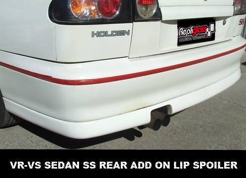 HOLDEN COMMODORE VR / VS SS SEDAN REAR BUMPER BAR LOWER ADD ON SKIRT ...