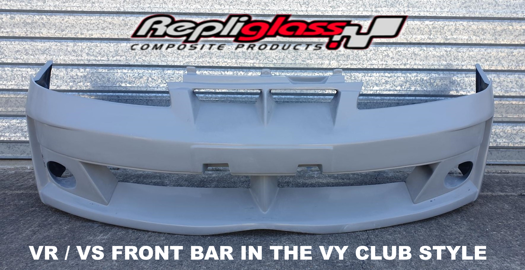 HOLDEN COMMODORE VR / VS FRONT BUMPER BAR SPOILER IN THE VY CLUB STYLE ...