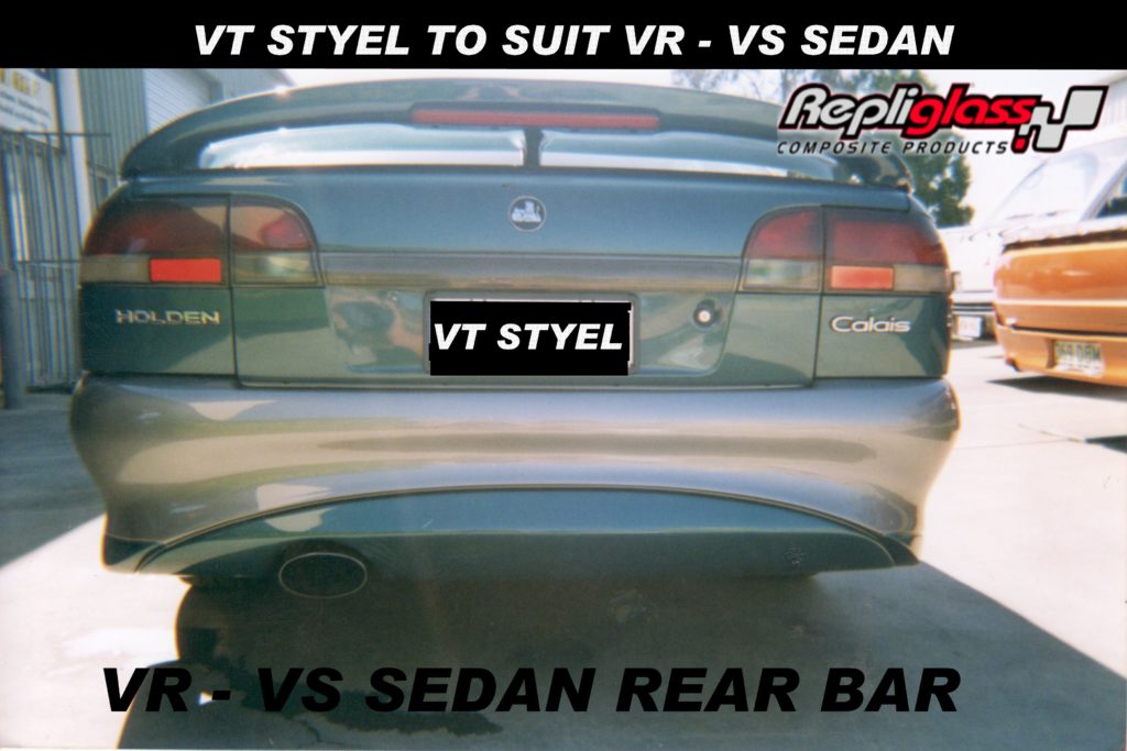 HOLDEN COMMODORE VR / VS SEDAN REAR BUMPER BAR IN THE VT CLUB STYLE ...