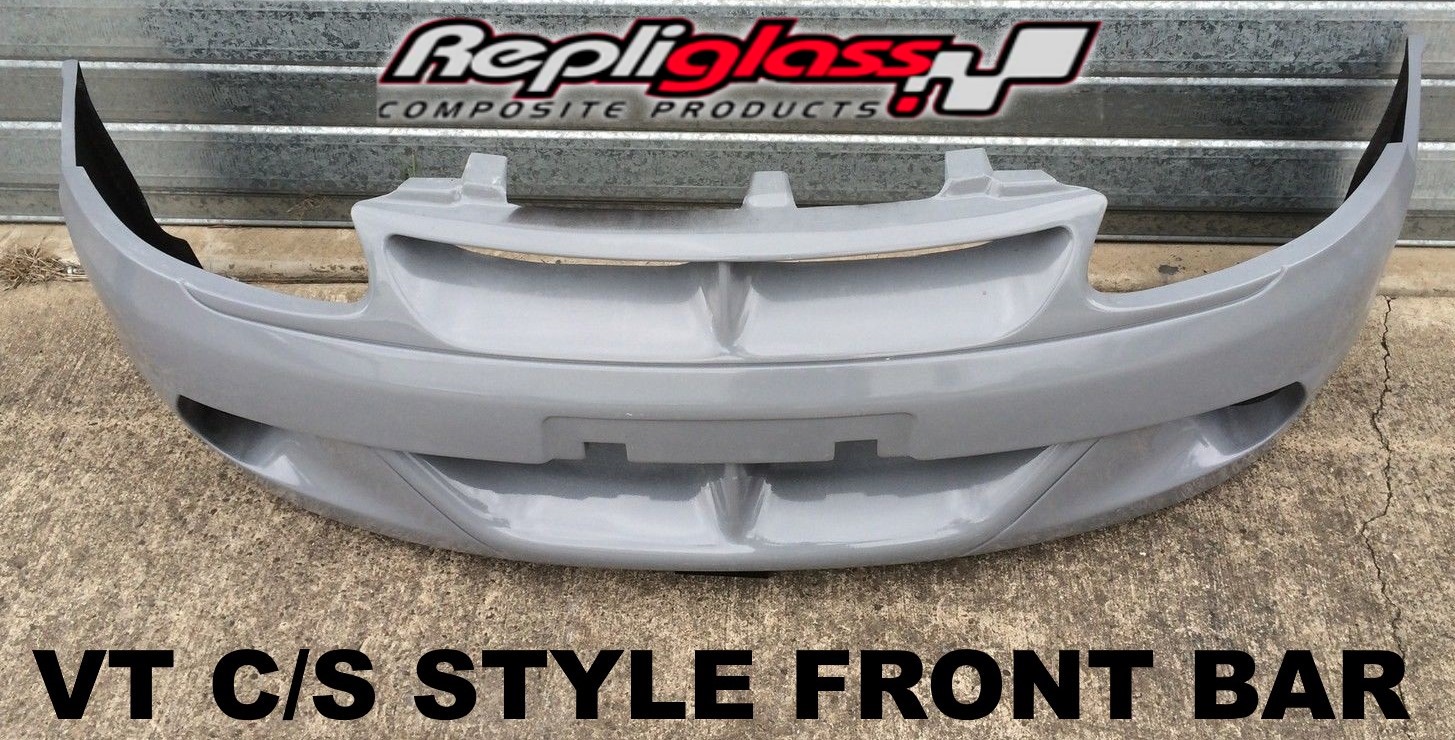 HOLDEN COMMODORE VT CLUB STYLE FRONT BUMPER BAR SPOILER – Repliglass ...