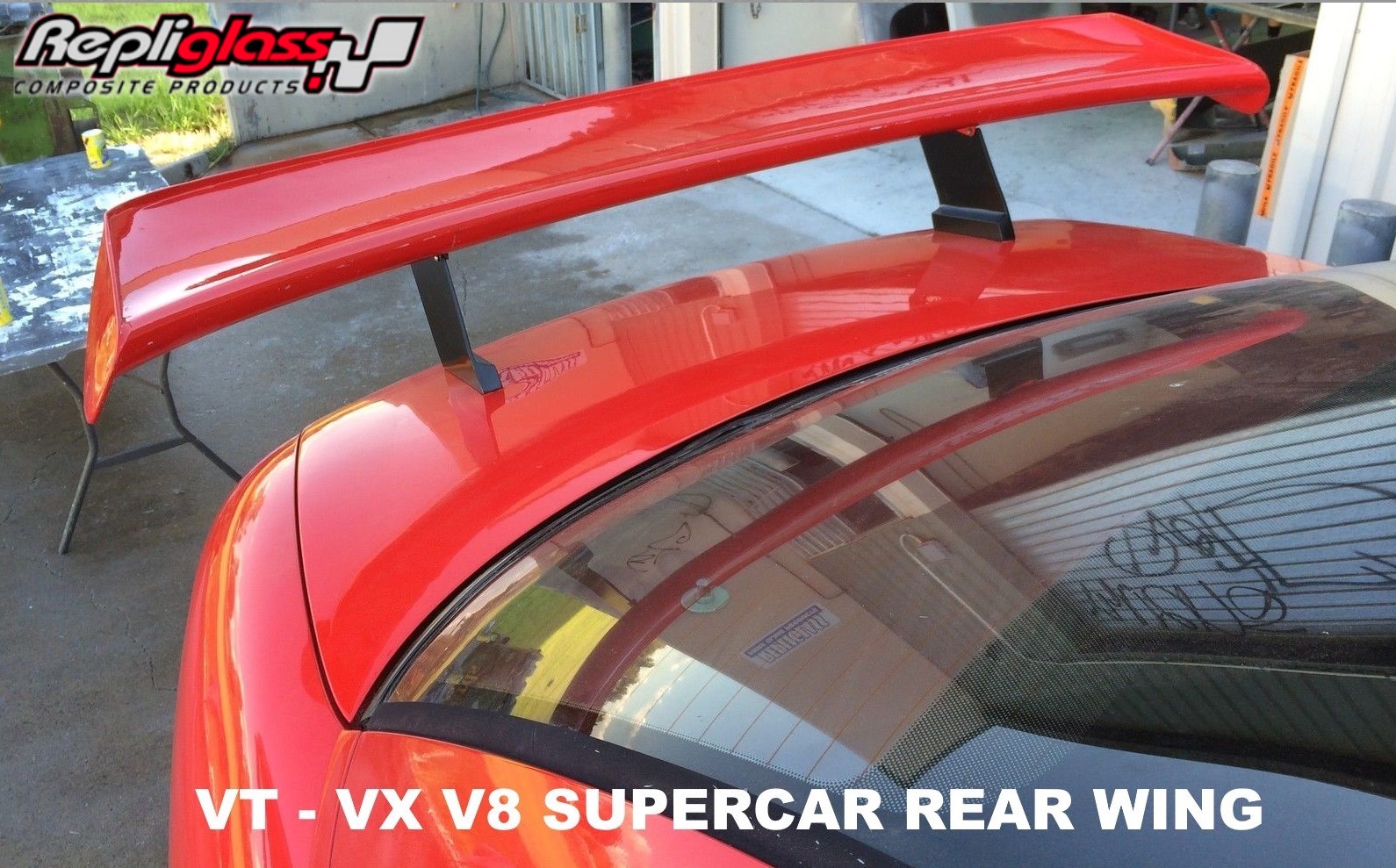 HOLDEN COMMODORE VT V8 SUPERCAR RACE CAR REAR WING SPOILER – Repliglass ...