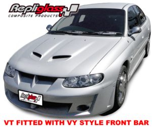 HOLDEN COMMODORE VT FRONT BUMPER BAR IN THE VY CLUB SPORT STYLE ...